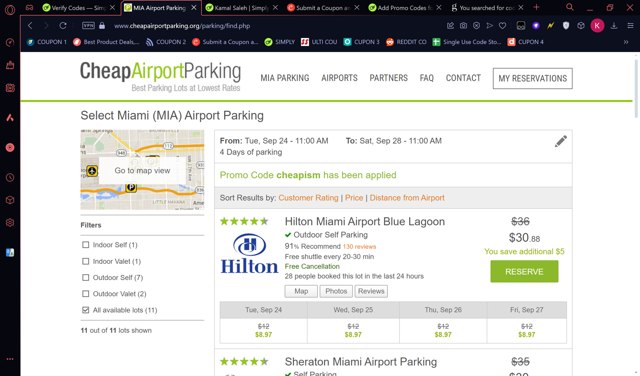 Cheap Airport Parking Promo Codes - $5 Off | November 2024