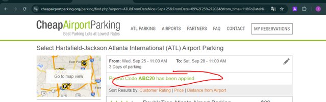 Cheap Airport Parking Promo Codes - $5 Off | November 2024