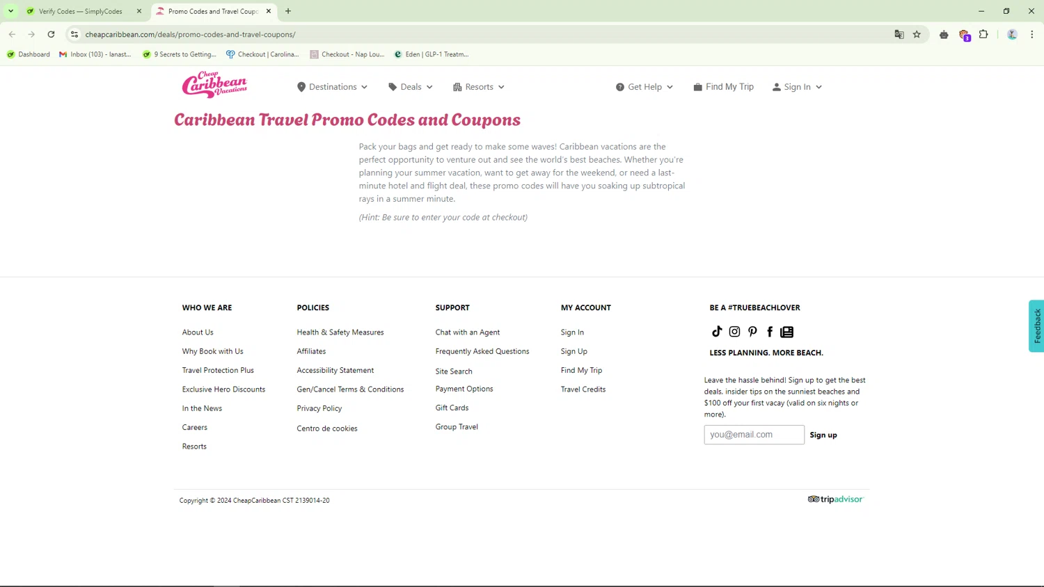 Cheap Caribbean Promo Codes (6 Verified) - $250 Off Jan 2025