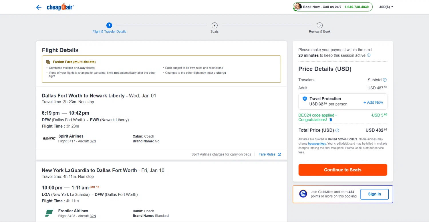CheapOair Promo Codes - $5 Off | January 2025