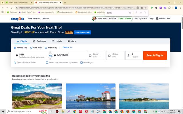 CheapOair Promo Codes - $30 Off (6 Verified) Sep 2025