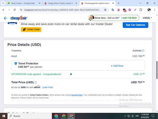 CheapOair Promo Codes - $40 Off (13 Verified) Oct 2025