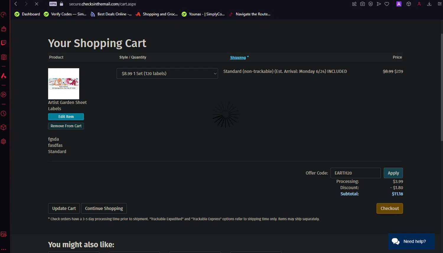 Checks In the Mail Promo Codes – 25% Off | June 2024