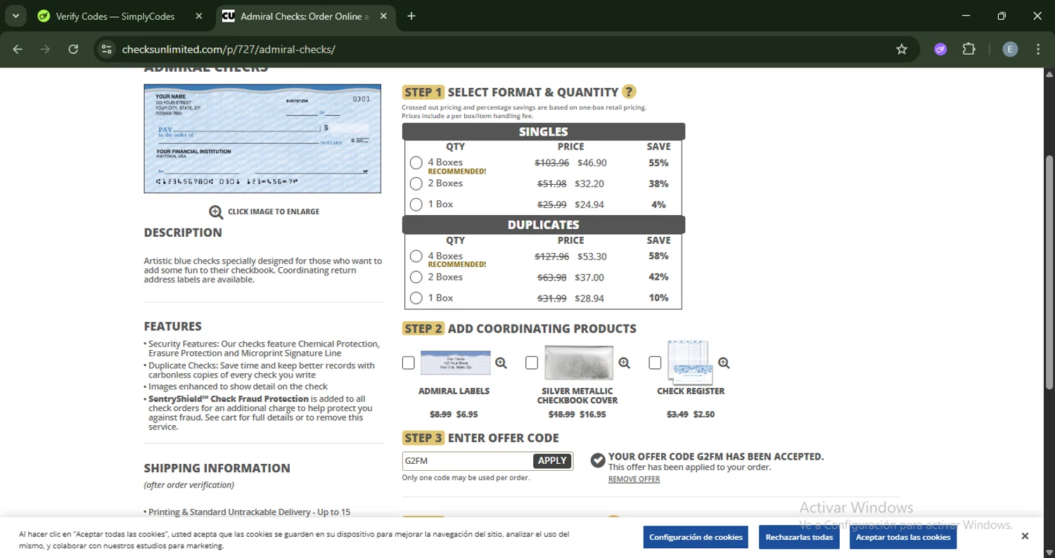 Checks Unlimited Promo Code - 50% Off (Verified) Dec 2025