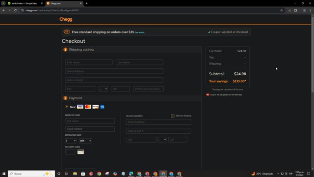 Chegg Coupon Codes (4 Verified) - Sitewide Feb 2025
