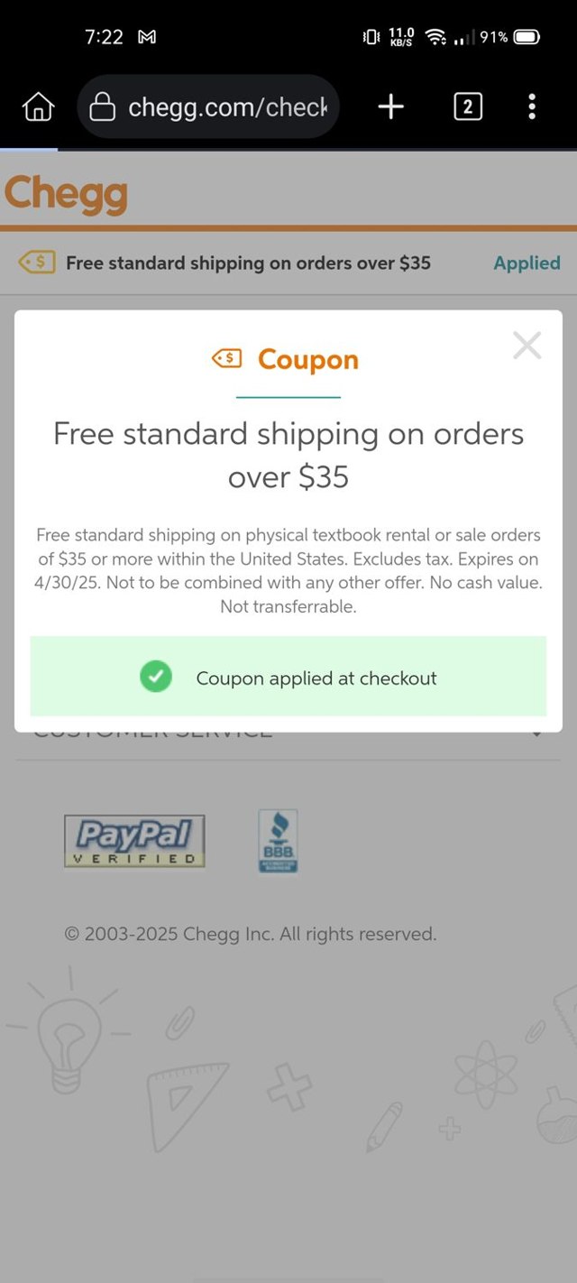 Chegg Discount Codes - 10% Off (3 Verified) Jun 2025