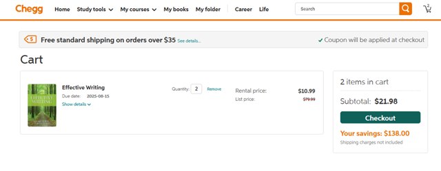 Chegg Discount Codes - 50% Off (4 Verified) Jun 2025
