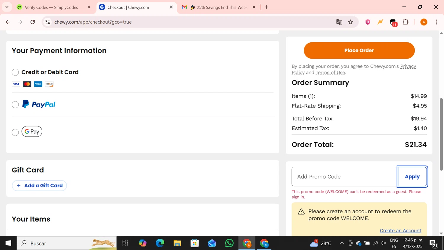 Chewy Promo Codes - $20 Off (9 Verified) Dec 2025