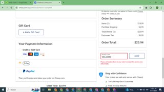 Chewy Promo Codes - $20 Off | November 2024
