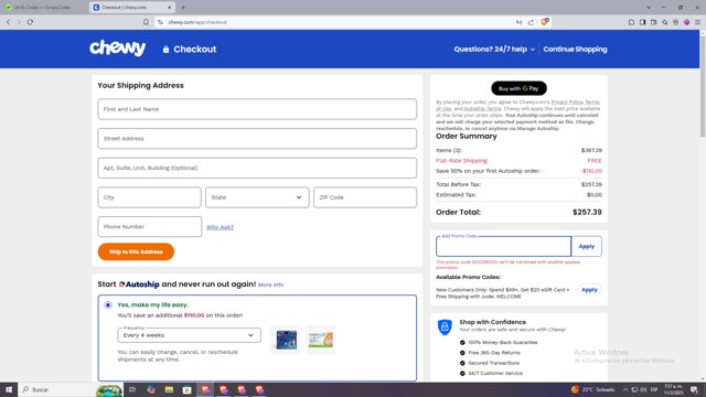 Chewy Promo Codes (9 Verified) - $20 Off Sitewide Mar 2025