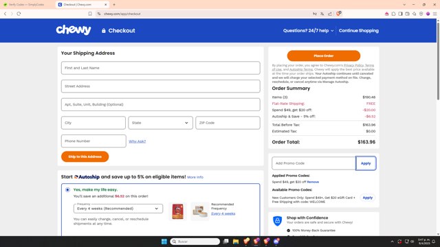 Chewy Promo Codes (9 Verified) - $20 Off Sitewide Apr 2025