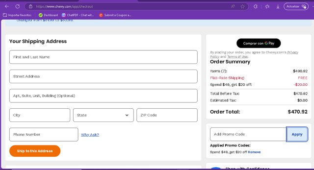 Chewy Promo Codes (9 Verified) - $20 Off Sitewide Apr 2025