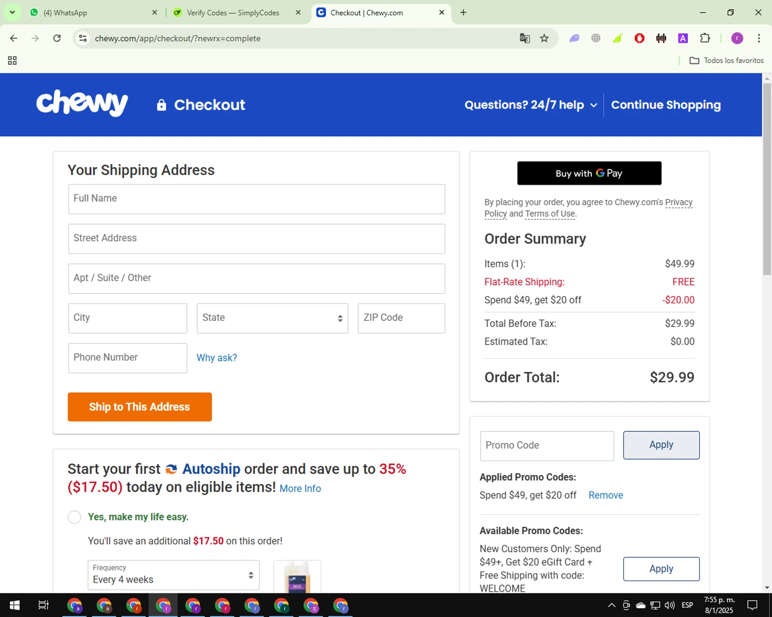 Chewy Promo Codes 20 Off January 2025