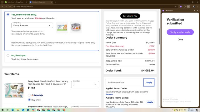 Chewy Promo Codes (9 Verified) - $20 Off Sitewide Apr 2025