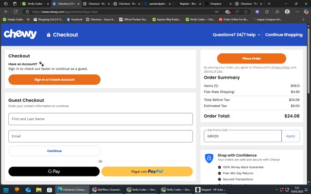 Chewy Promo Codes (9 Verified) - $20 Off Sitewide May 2025