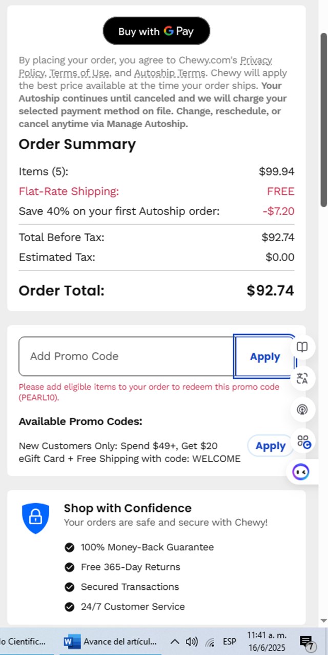 Chewy Promo Codes (9 Verified) - $20 Off Sitewide Jul 2025