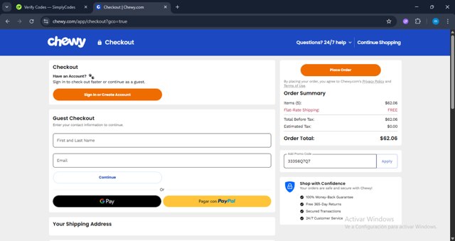 Chewy Promo Codes (8 Verified) - $20 Off Sitewide Jul 2025
