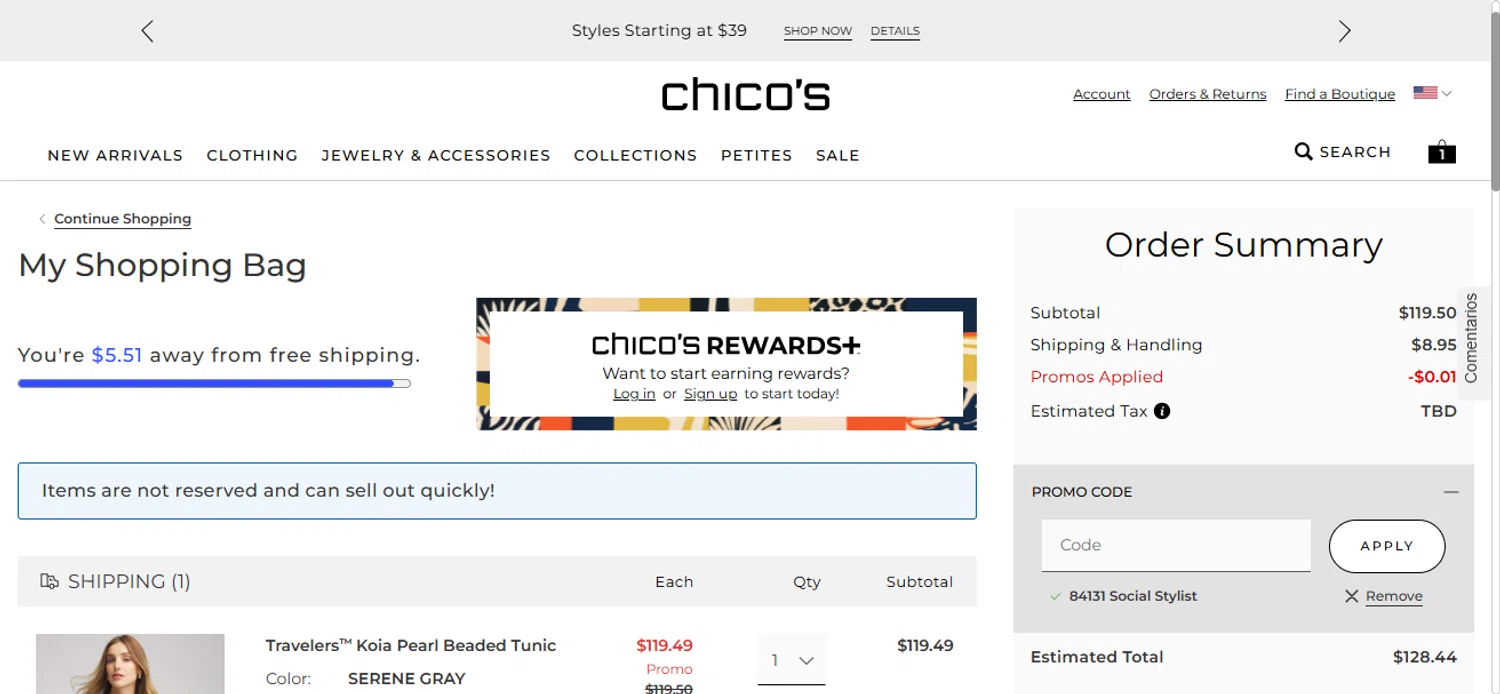 Chico's Discount Codes - $30 Off (3 Verified) Oct 2025