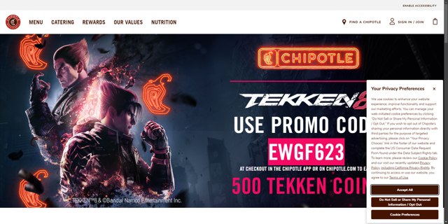 Chipotle Promo Codes - $10 Off | December 2024