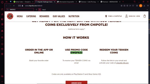 Chipotle Promo Codes - 100 Token Rewards | December 2024