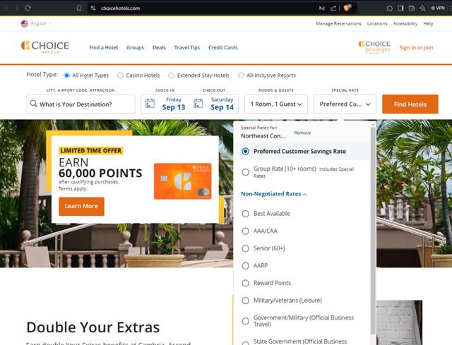 Choice Hotels Promo Codes - 20% Off Coupons Oct 2025