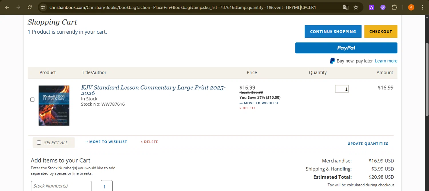 Christianbook.com Promo Codes - 75% Off Oct 2025