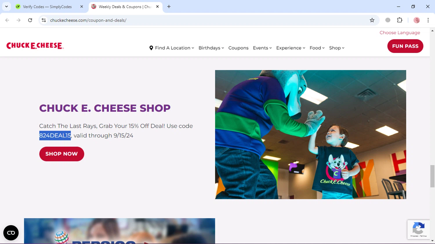 Chuck E. Cheese's Coupons - 15% Off | October 2024