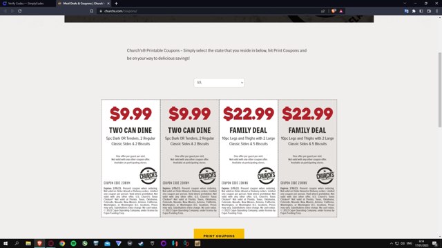 Church's Texas Chicken Promo Code (2 Verified) - 20% Off Sep 2025