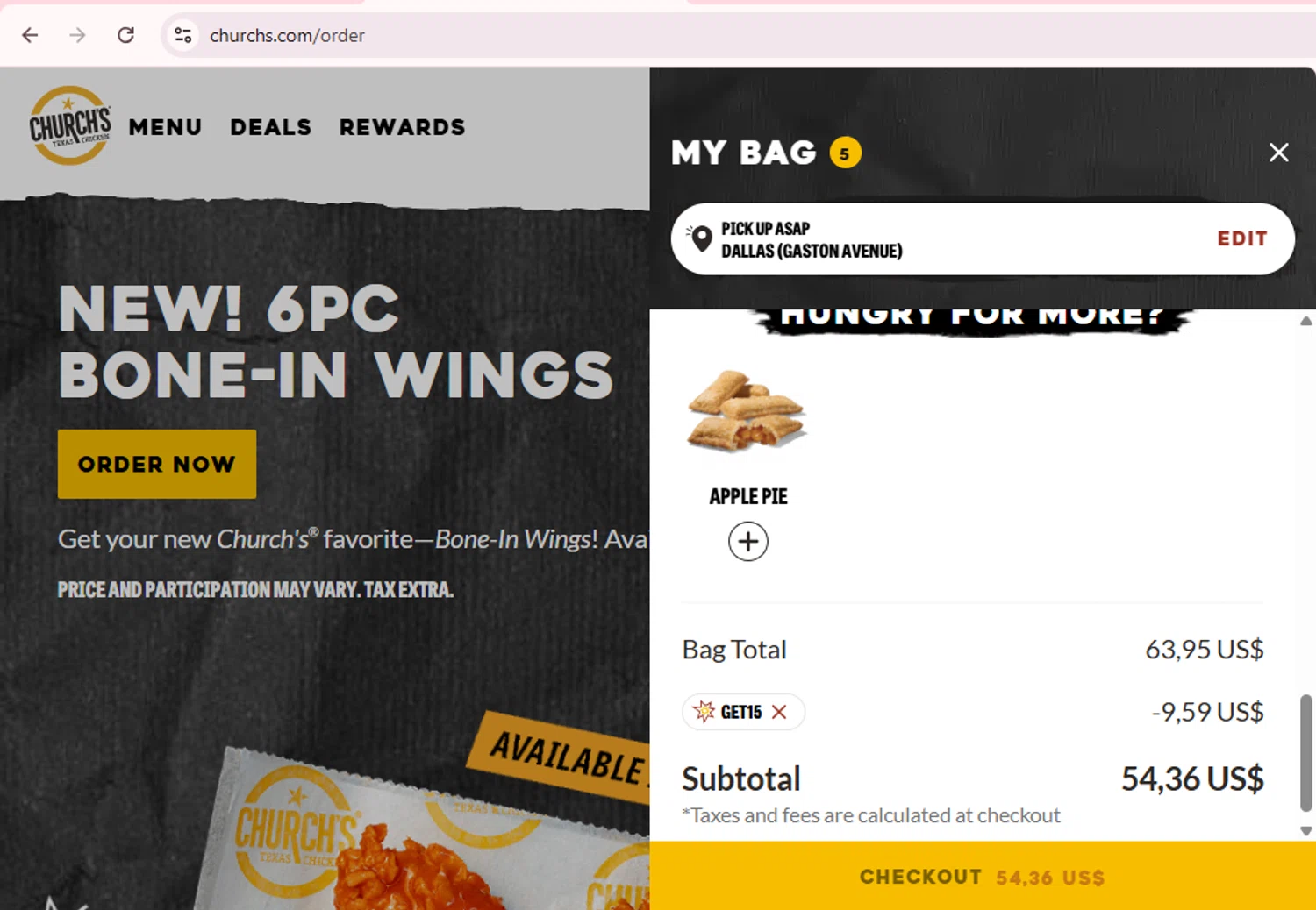 Church's Texas Chicken Promo Code - $5 Off Dec 2025