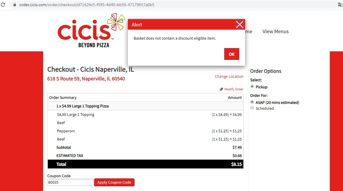 Cici's Pizza Coupons - $4 Off | January 2025