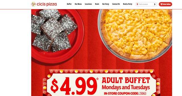 Cici's Pizza Promo Codes (1 Verified) - 50% Off Jun 2025