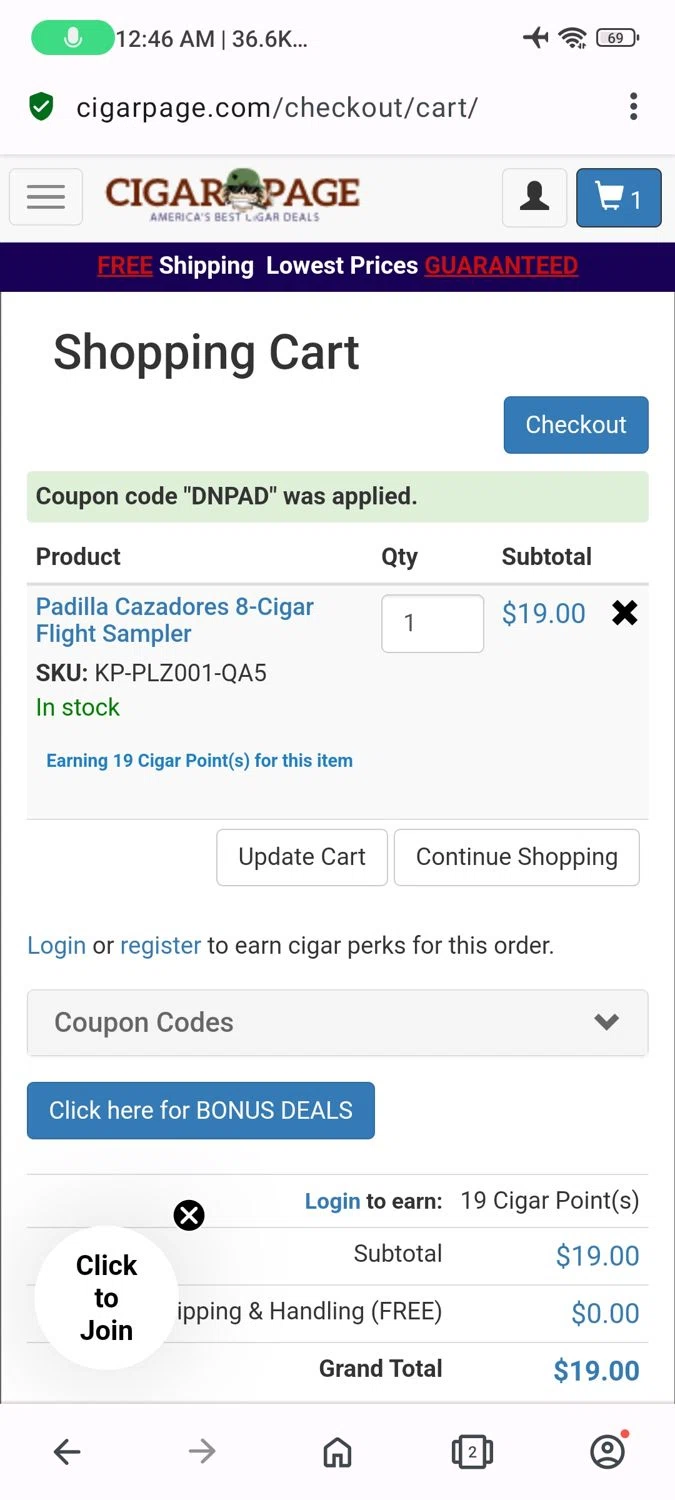 CigarPage Coupon Codes (7 Verified) - $13 Off Jan 2025