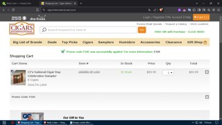 Cigars International Promo Code (9 Verified) - 25% Off Mar 2025