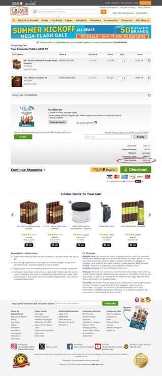 Cigars International Promo Codes - 25% Off Jun 2025