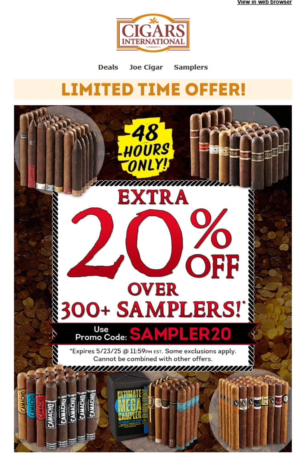 Cigars International Promo Codes - 25% Off May 2025