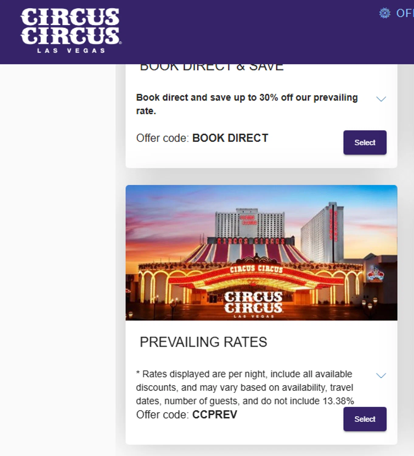 Circus Circus Promo Codes - 50% Off (Verified) June 2026