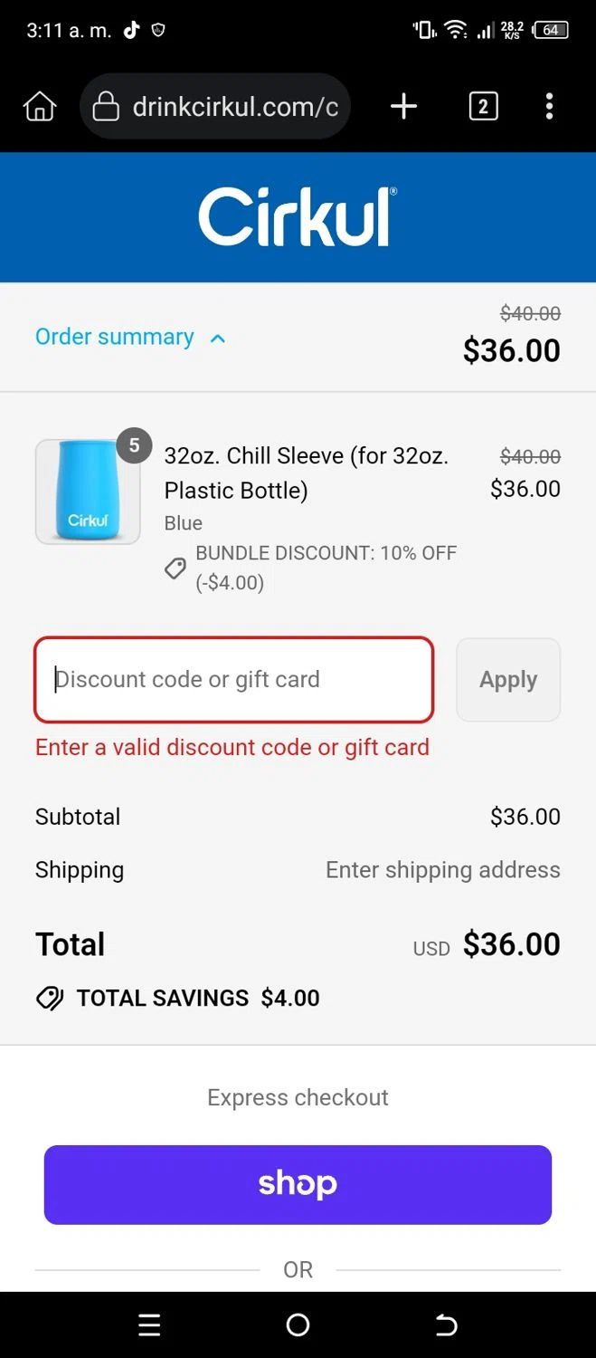 Cirkul Discount Codes - $5 Off (1 Verified) Oct 2025