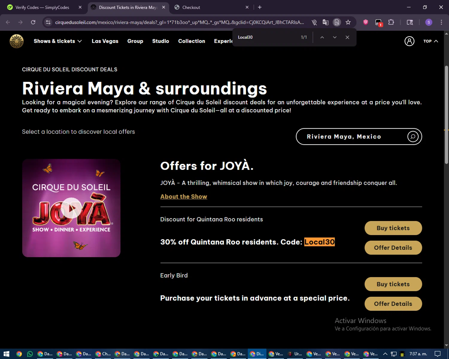 Cirque du Soleil Promo Codes - 50% Off Coupons Jun 2026