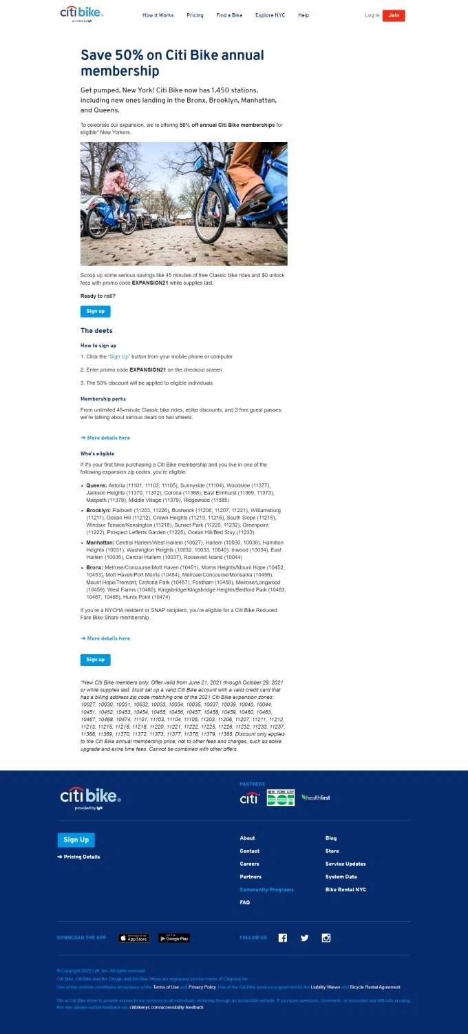 CitiBike Promo Codes - $5 Off | September 2024