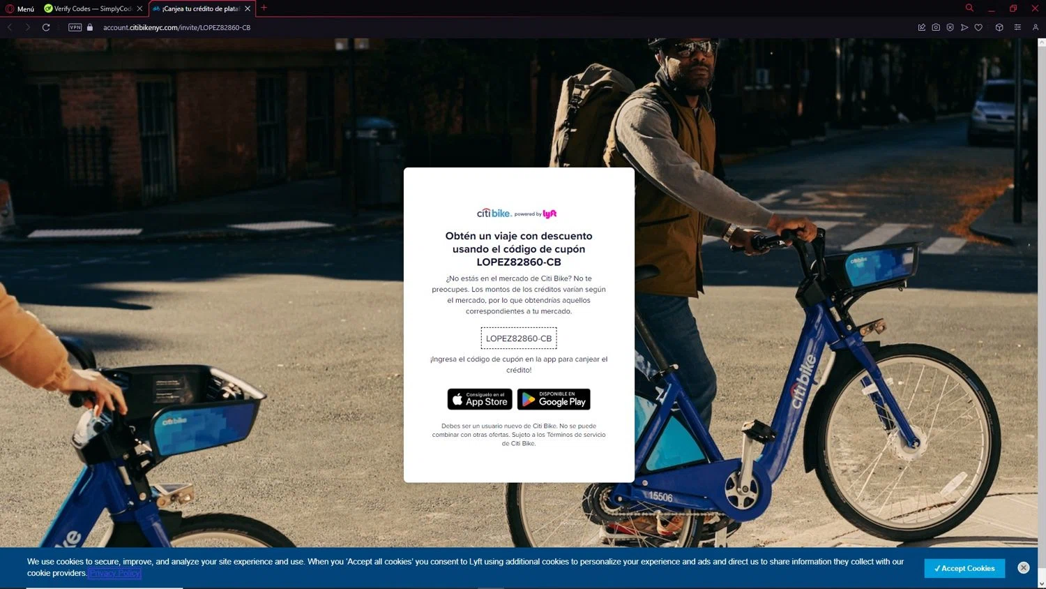 Citi bike promo store