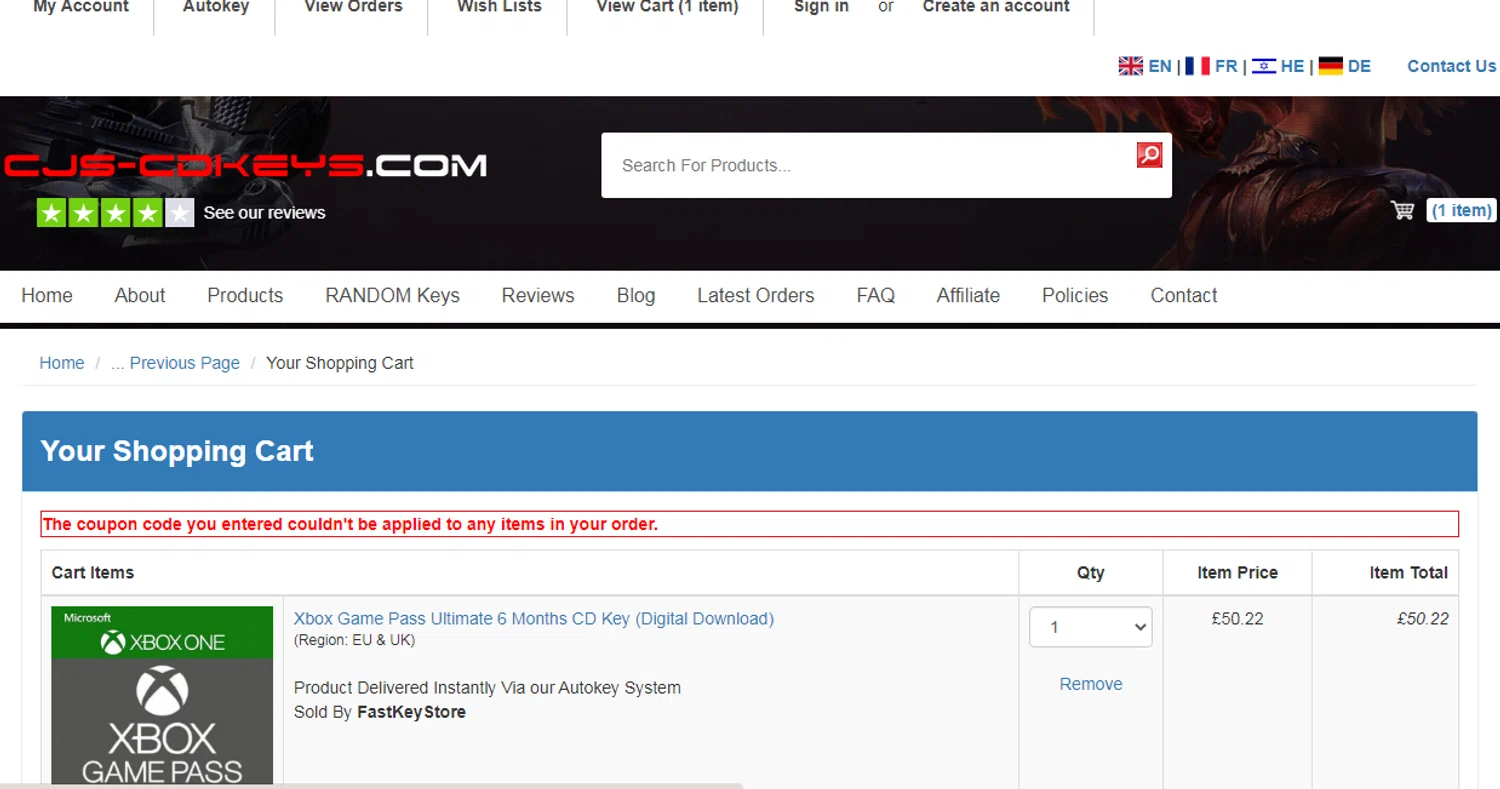 CJS CD Keys Promo Codes - 10% Off Coupons Sep 2025