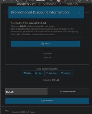 Classic Industries Promo Codes (2 Verified) - Mar 2025