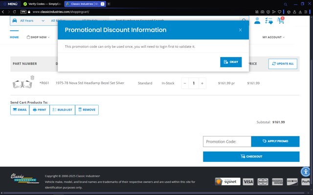 Classic Industries Promo Code (2 Verified) - 20% Off Apr 2025