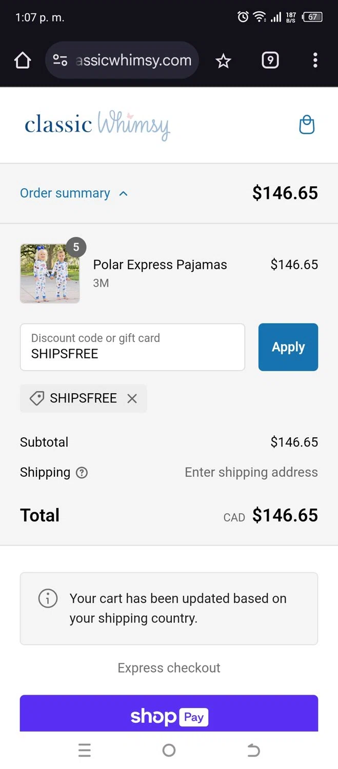 Classic Whimsy Coupon Codes (4 Verified) - w/ Code Jan 2025