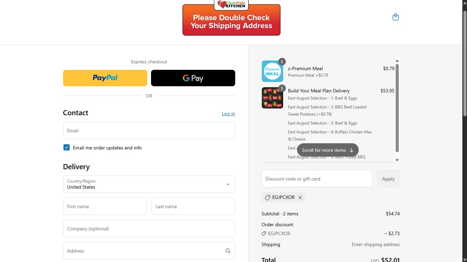 Clean Eatz Kitchen Promo Codes - 10% Off Aug 2025