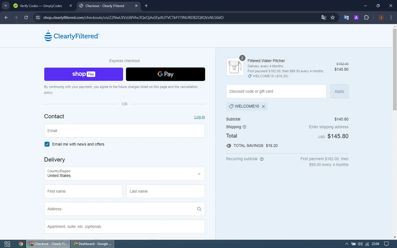 Clearly Filtered Discount Codes - 10% Off | September 2024