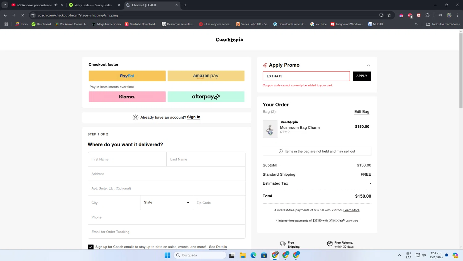 Coach Promo Codes (1 Verified) - $20 Off w/Code May 2025