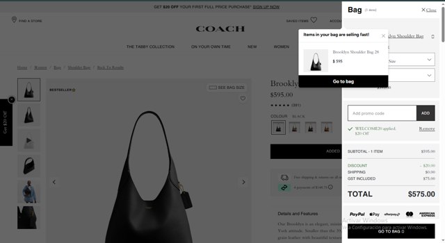Coach Promo Codes (1 Verified) - $20 Off w/Code Apr 2025