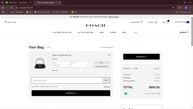 Coach Promo Codes (1 Verified) - $20 Off w/Code Apr 2025