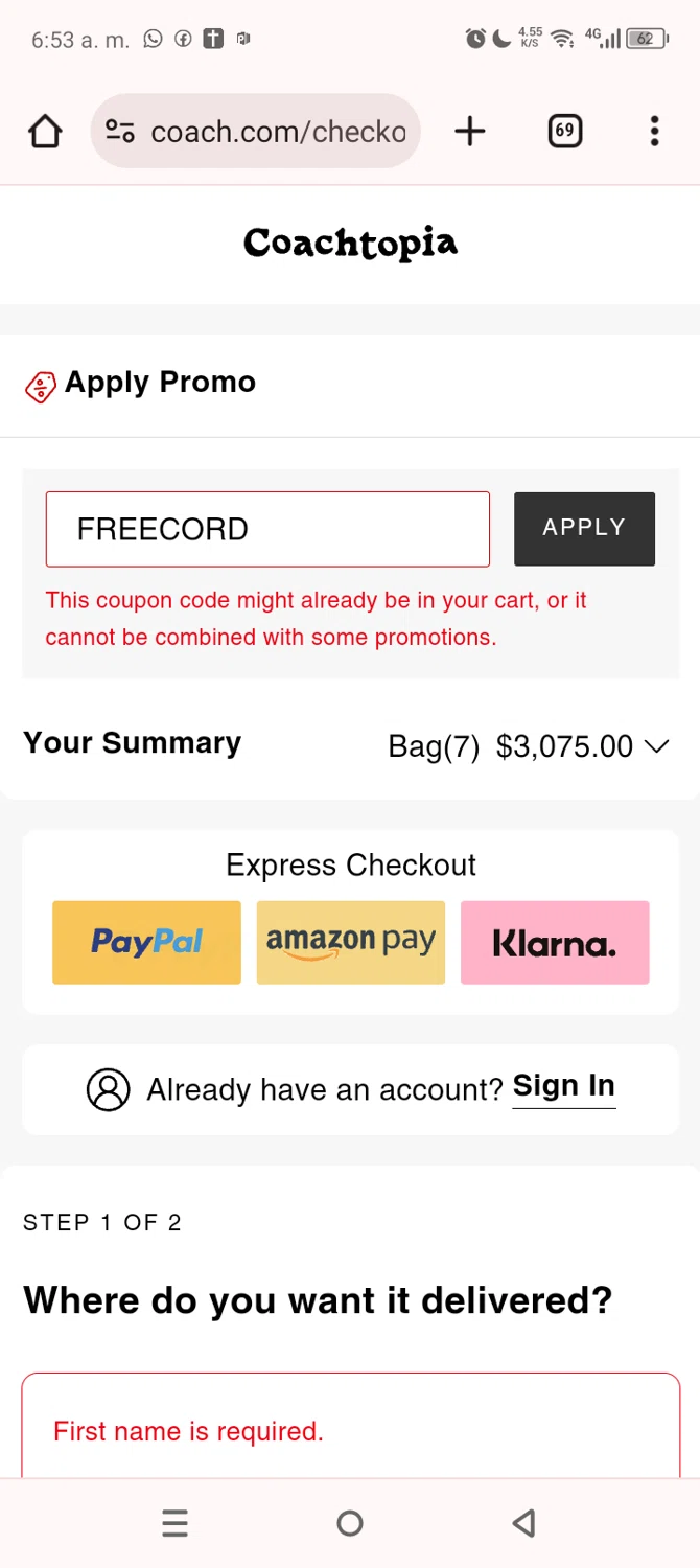 Coach Promo Codes – 10% Off | July 2024